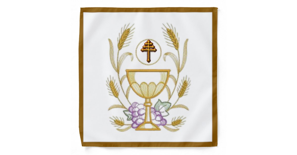 Maronite Girl's First Holy Communion Veil Bandanna | Zazzle