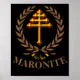 MARONITE (Official Cross) Poster | Zazzle