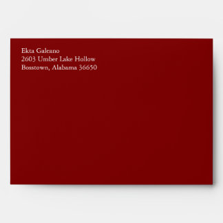 Maroon Printed & Mailing Envelopes | Zazzle