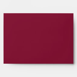 Maroon A7 Envelope 5"x7" with Striped Lining | Zazzle