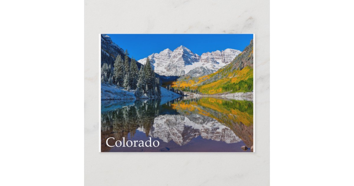 Maroon Bells Postcard | Zazzle