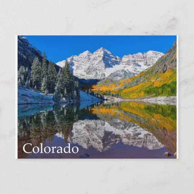 Maroon Bells Postcard | Zazzle
