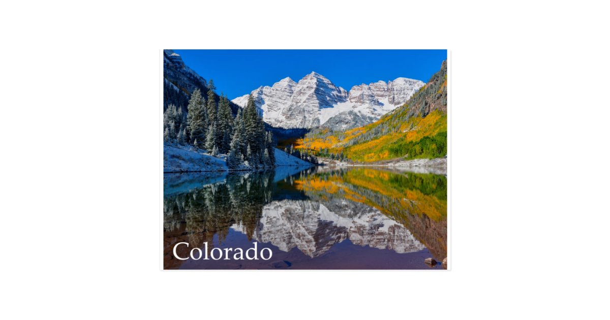 Maroon Bells Postcard | Zazzle.com