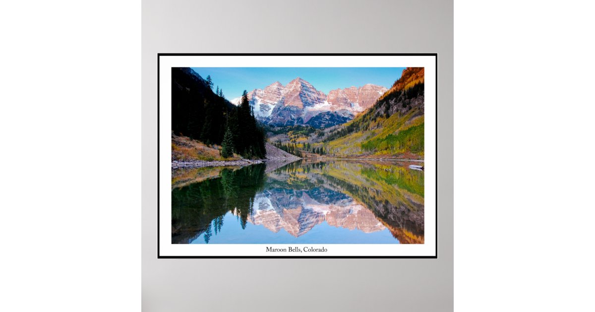 Maroon Bells Poster | Zazzle