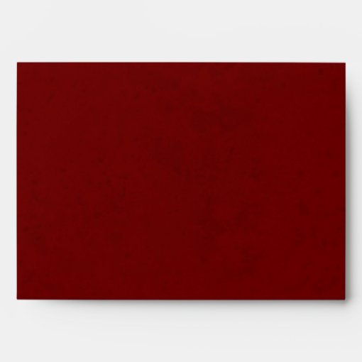 Maroon Custom Invite Envelopes - White Inside | Zazzle