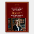 Maroon Gold Law School Photo Graduation Party Foam Board | Zazzle