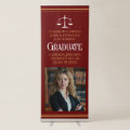 Maroon Gold Law School Photo Graduation Party Retractable Banner | Zazzle