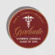 Maroon Gold Medical School Graduation Car Magnet | Zazzle