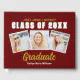 Maroon Photo Collage Class of 2025 Graduation Guest Book | Zazzle