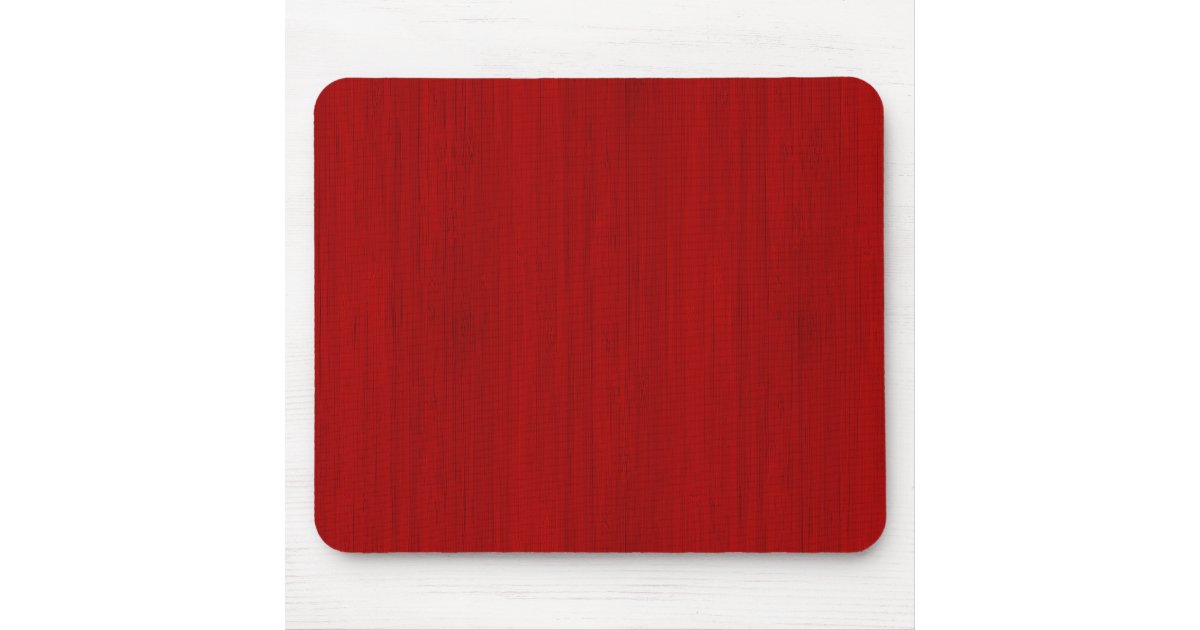 Maroon Red Bamboo Wood Grain Look Mouse Pad | Zazzle