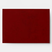 Maroon Red & White Custom Invitation Envelope | Zazzle
