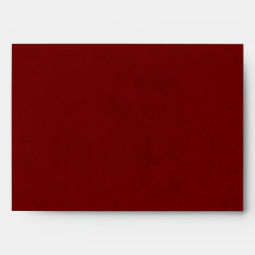 Maroon Red & White Custom Invitation Envelope | Zazzle