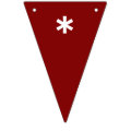 Maroon Solid Color Customize It Bunting Flags | Zazzle