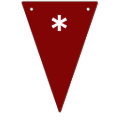 Maroon Solid Color Customize It Bunting Flags | Zazzle