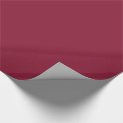 Maroon Solid Wrapping Paper | Zazzle