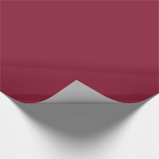 Maroon Solid Wrapping Paper | Zazzle