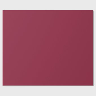 Maroon Solid Wrapping Paper | Zazzle