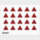 Maroon Triangle Sticker | Zazzle