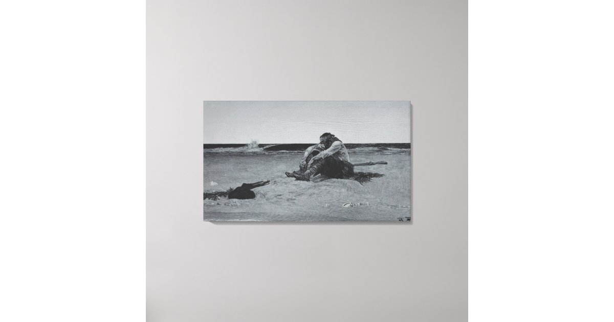 Marooned Pirate Canvas Print | Zazzle