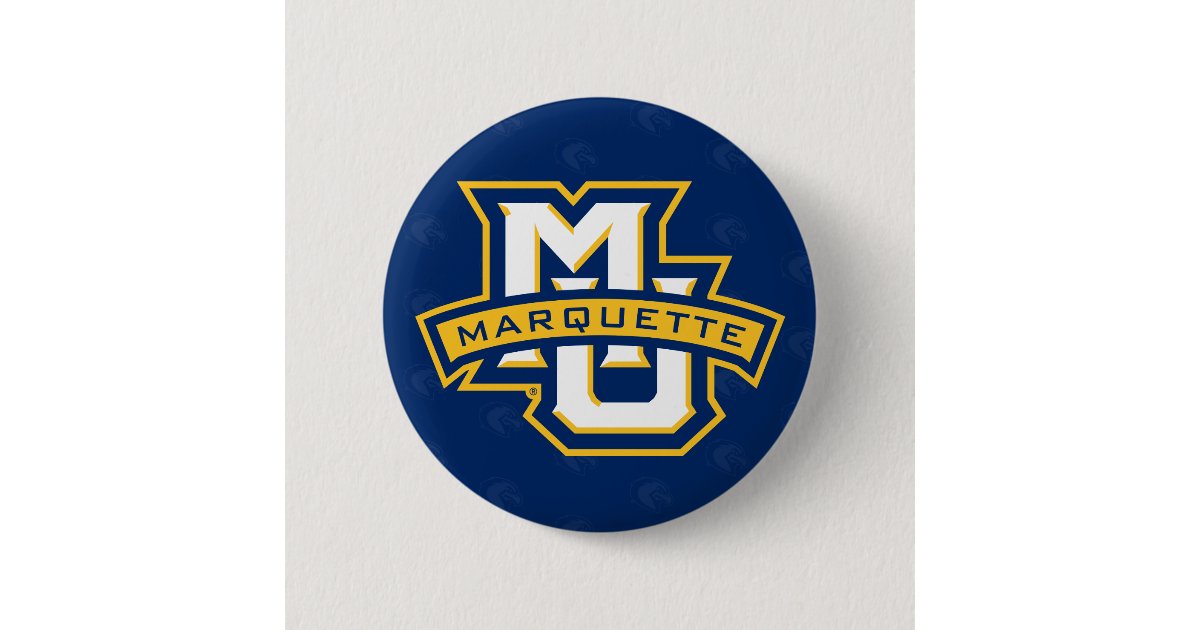 Marquette University Logo Watermark Button | Zazzle