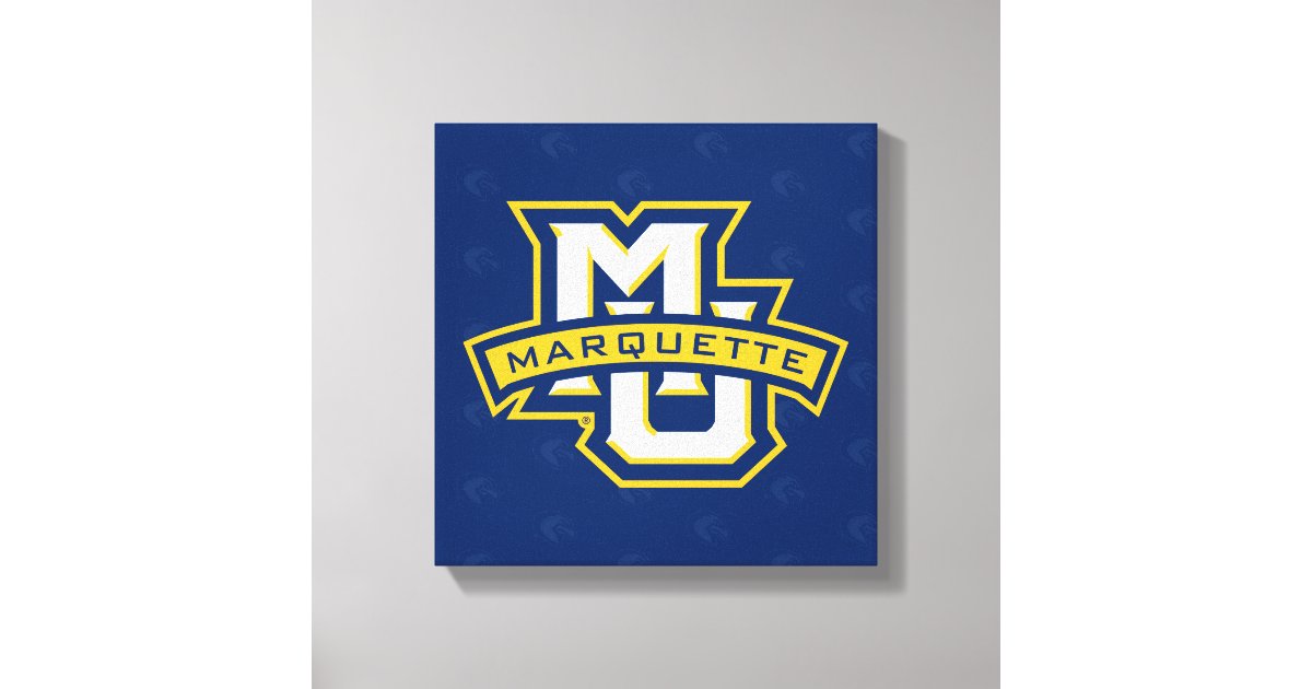 Marquette University Logo Watermark Canvas Print | Zazzle