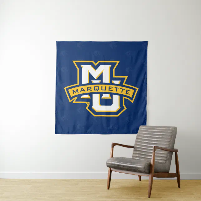 Marquette University Logo Watermark Tapestry | Zazzle
