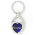 Inexpensive Personalised 20th Anniversary Gifts Keychain | Zazzle