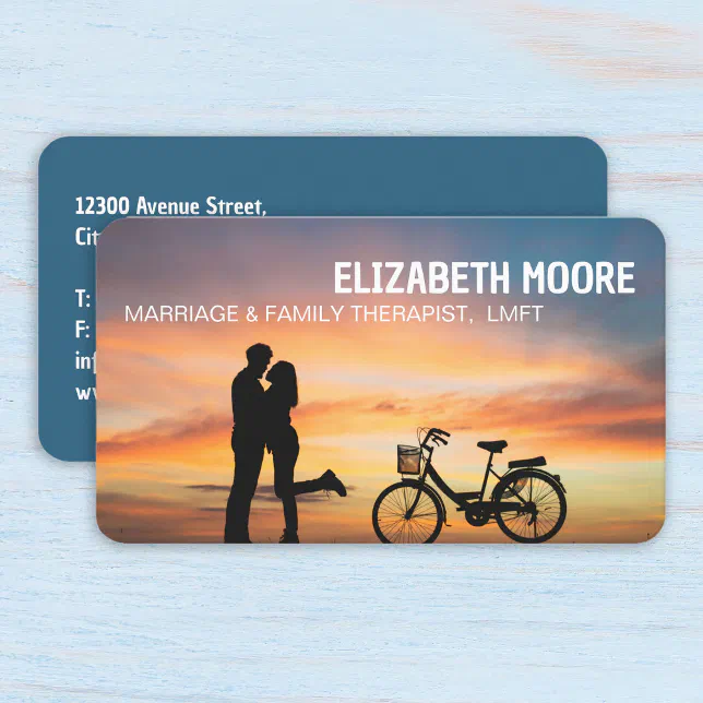 Marriage And Family Therapist Business Card | Zazzle