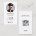 Marriage And Family Therapist Coach Photo and QR Business Card | Zazzle