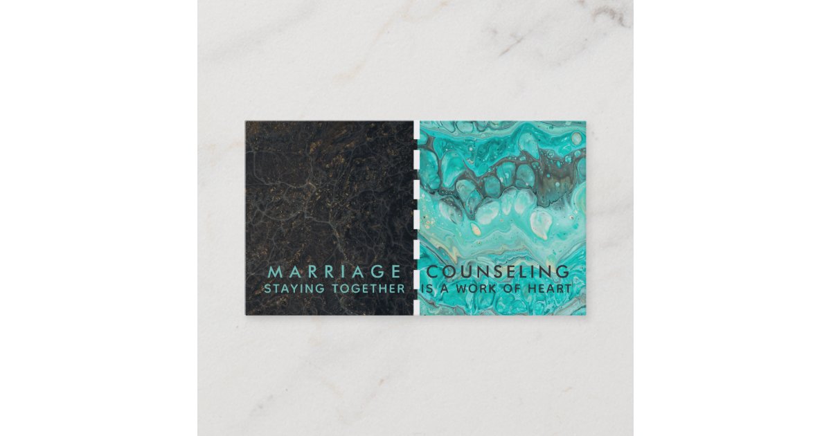 Marriage Counseling Slogans Business Card | Zazzle