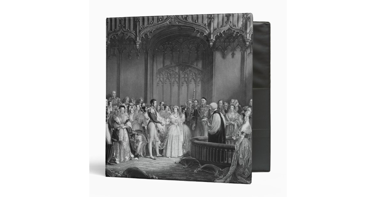 Marriage of Queen Victoria and Prince Albert Binder | Zazzle
