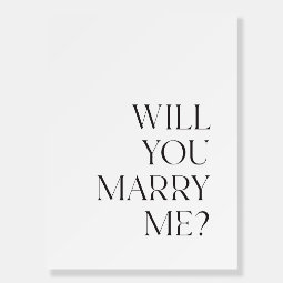 Marriage Proposal Sign Engagement Proposal Sign | Zazzle