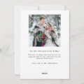 married and merry Stylish Swirl Wedding Photo Holiday Card | Zazzle