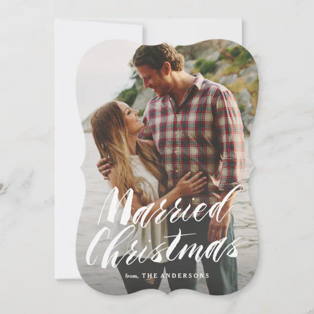 Married Christmas Holiday Card | Zazzle