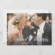 Married Christmas Script Full Photo Holiday Card | Zazzle