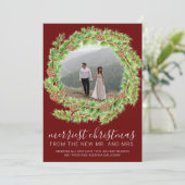 Married Merry Christmas Photo Card | Zazzle