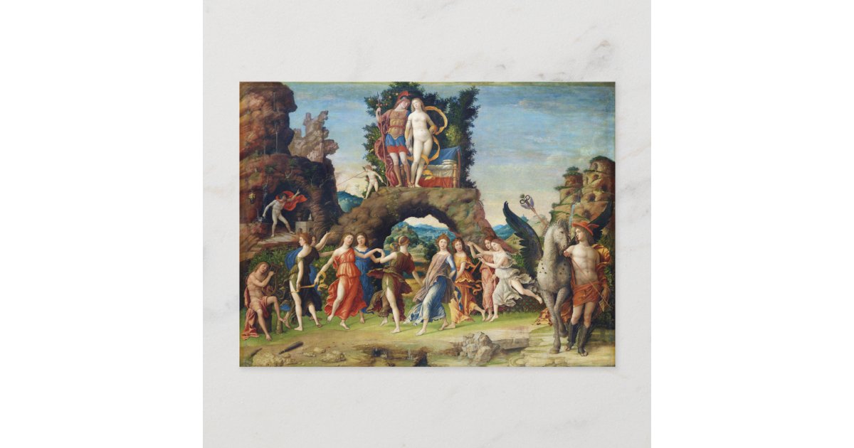 Mars and Venus La Parnasse by Andrea Mantegna Postcard | Zazzle