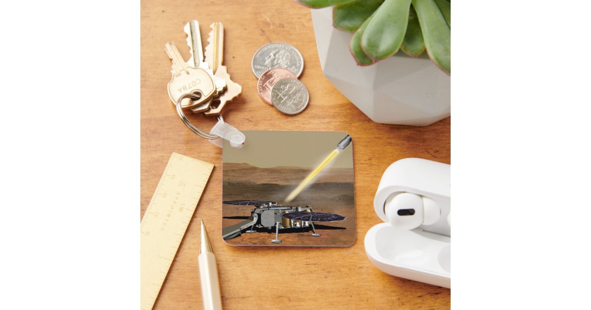 Mars Ascent Vehicle Launched From Mars. Keychain | Zazzle
