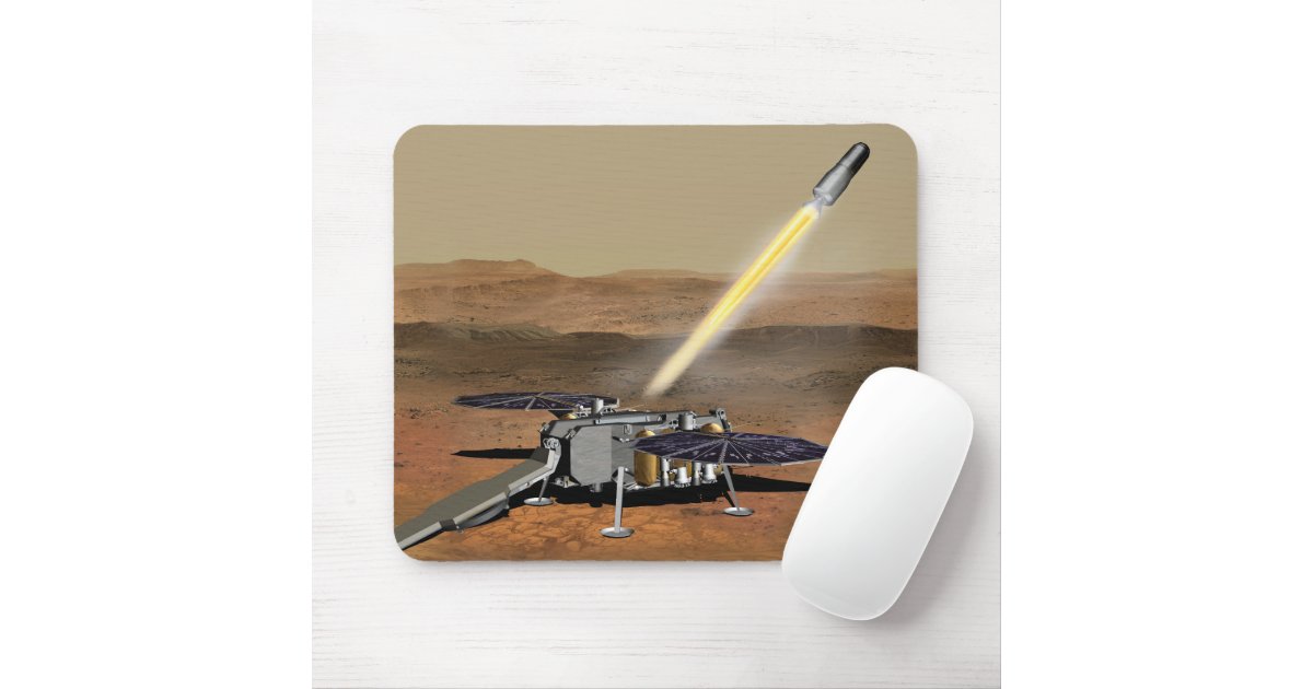 Mars Ascent Vehicle Launched From Mars. Mouse Pad | Zazzle