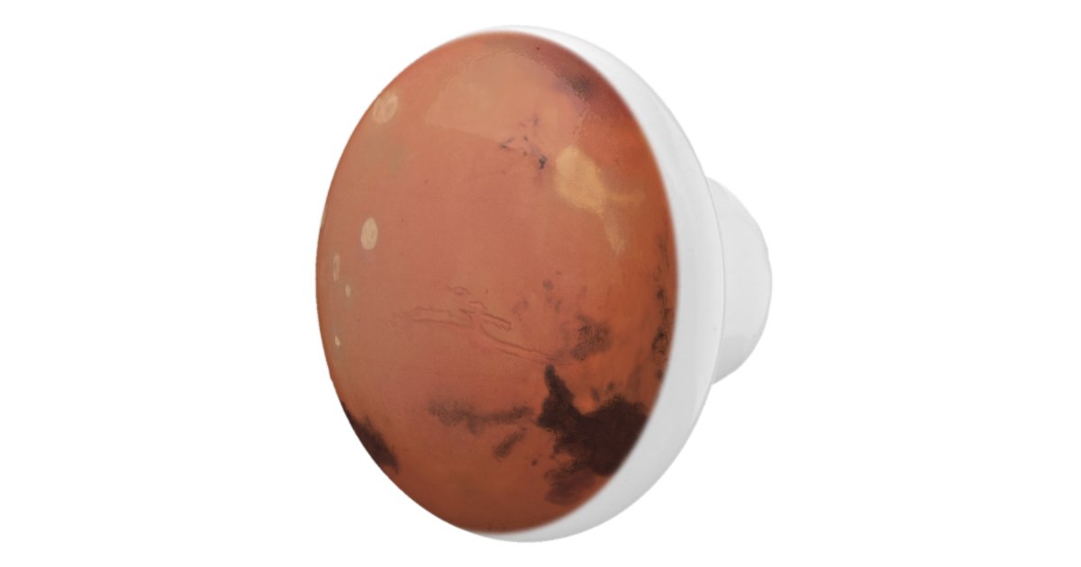 Mars Ceramic Knob | Zazzle