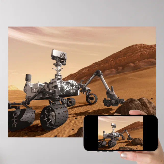 Mars Curiosity Rover Poster | Zazzle