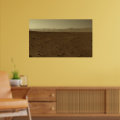 Mars Horizon via Curiosity Rover Poster | Zazzle