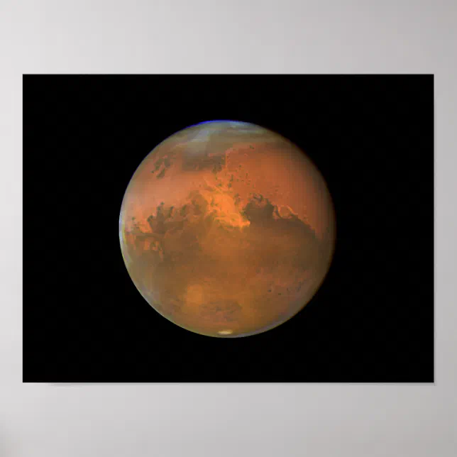 Mars (Hubble Telescope) Poster | Zazzle
