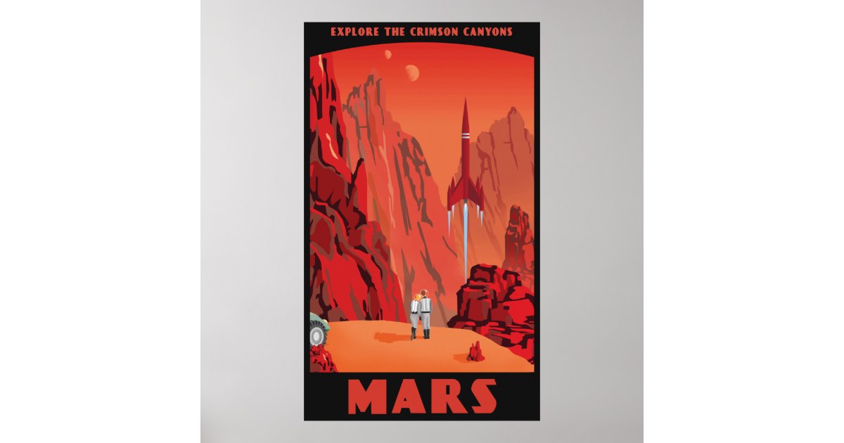 Mars - Large format Poster | Zazzle