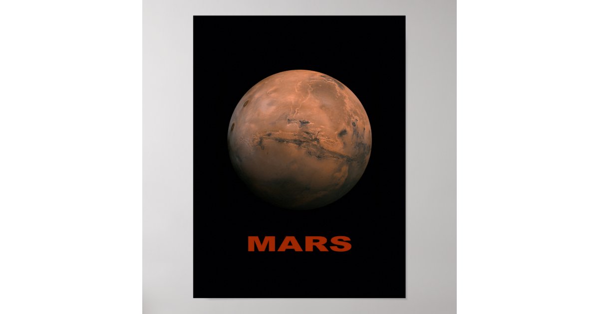 Mars Poster | Zazzle