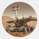 Mars Rover Classic Round Sticker | Zazzle