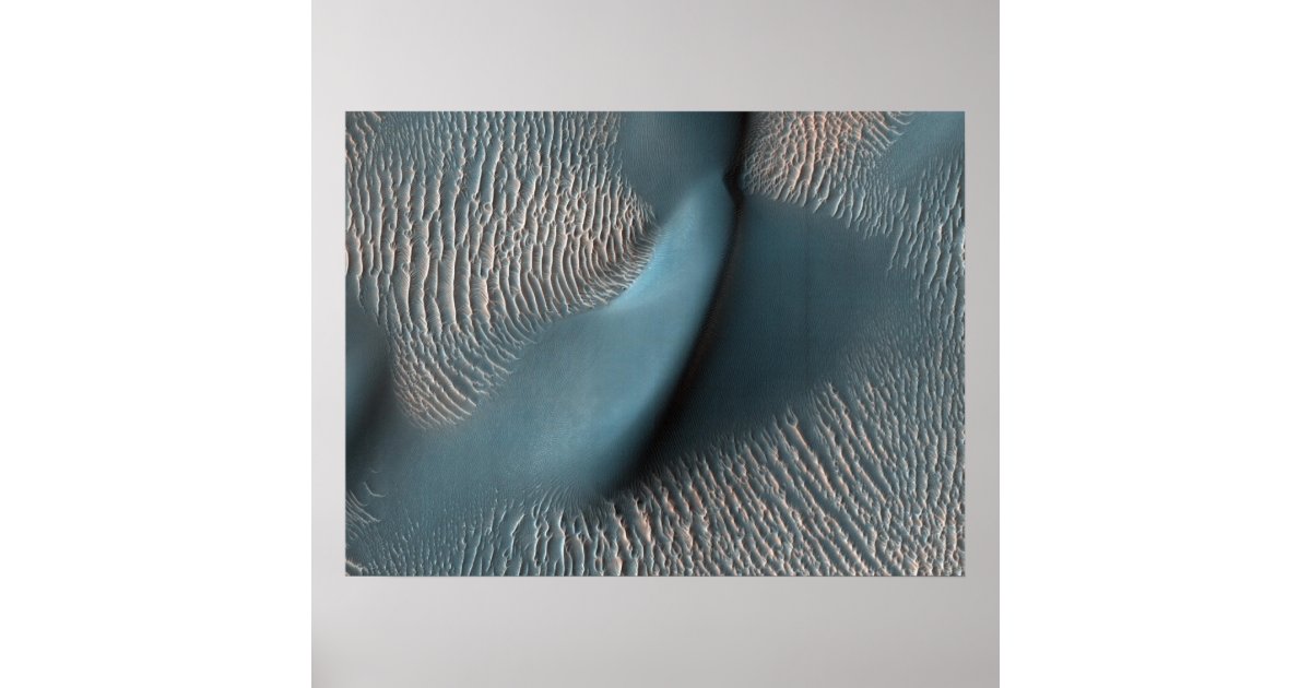 Mars Sand Dunes Poster | Zazzle
