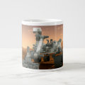 Mars Science Laboratory Curiosity Rover. 4 Giant Coffee Mug | Zazzle
