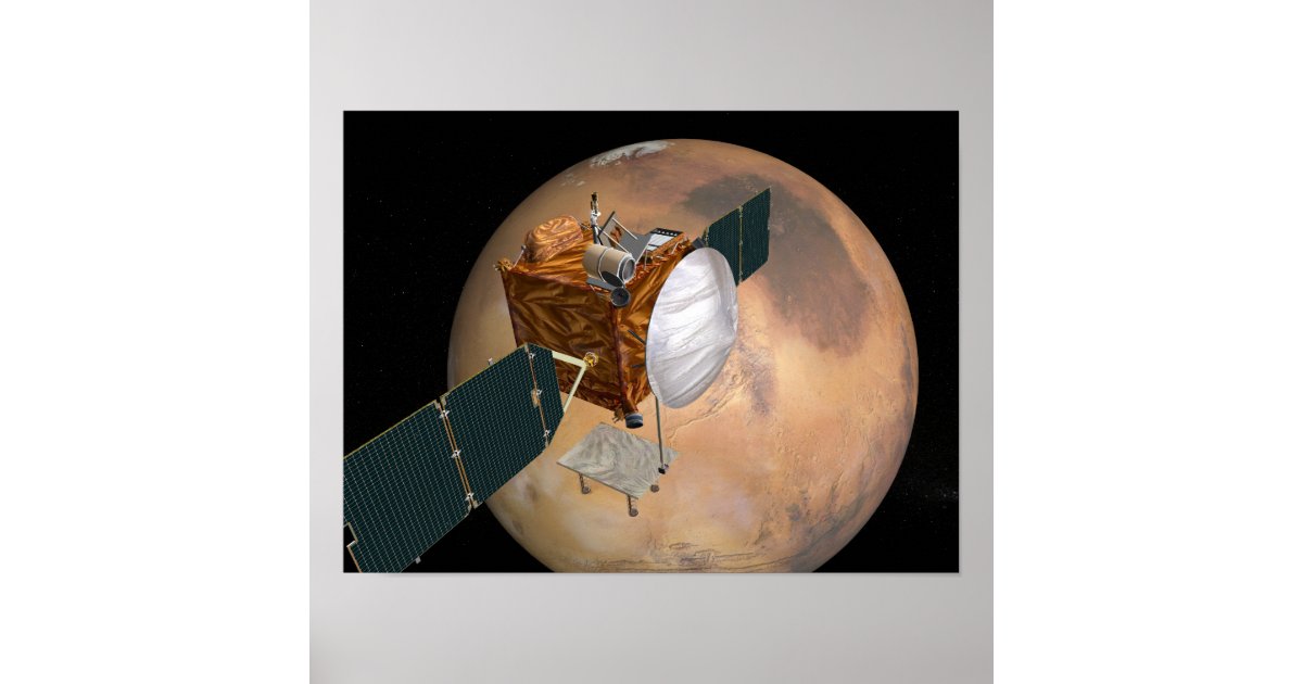 Mars Telecommunications Orbiter Poster | Zazzle