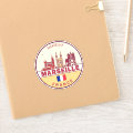 Marseille France City Skyline Emblem Sticker | Zazzle